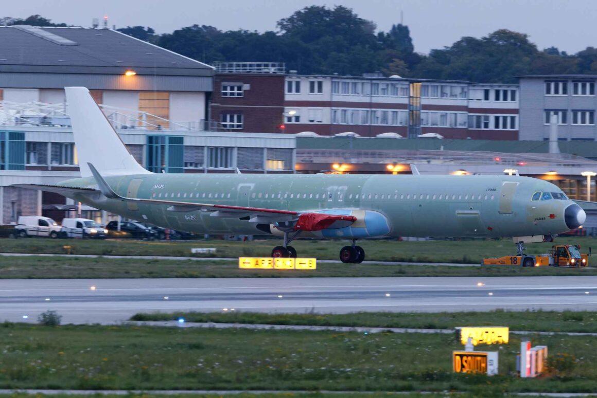 Airbusurile A321neoLR care vor intra în flota HiSky sunt asamblate