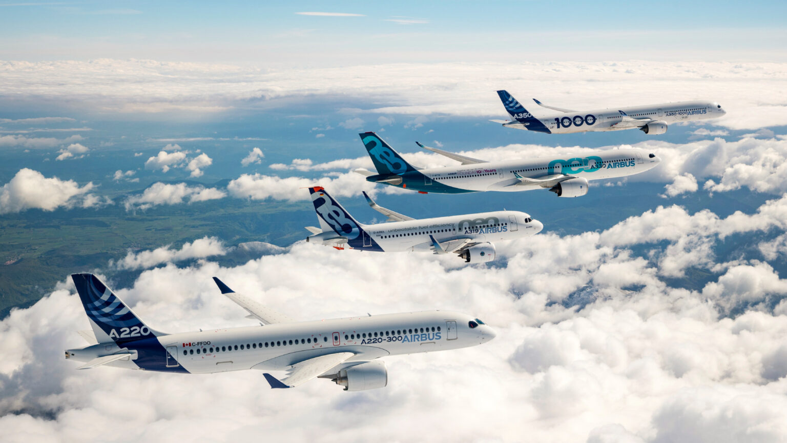 Airbus a livrat 793 de avioane comerciale în anul 2025