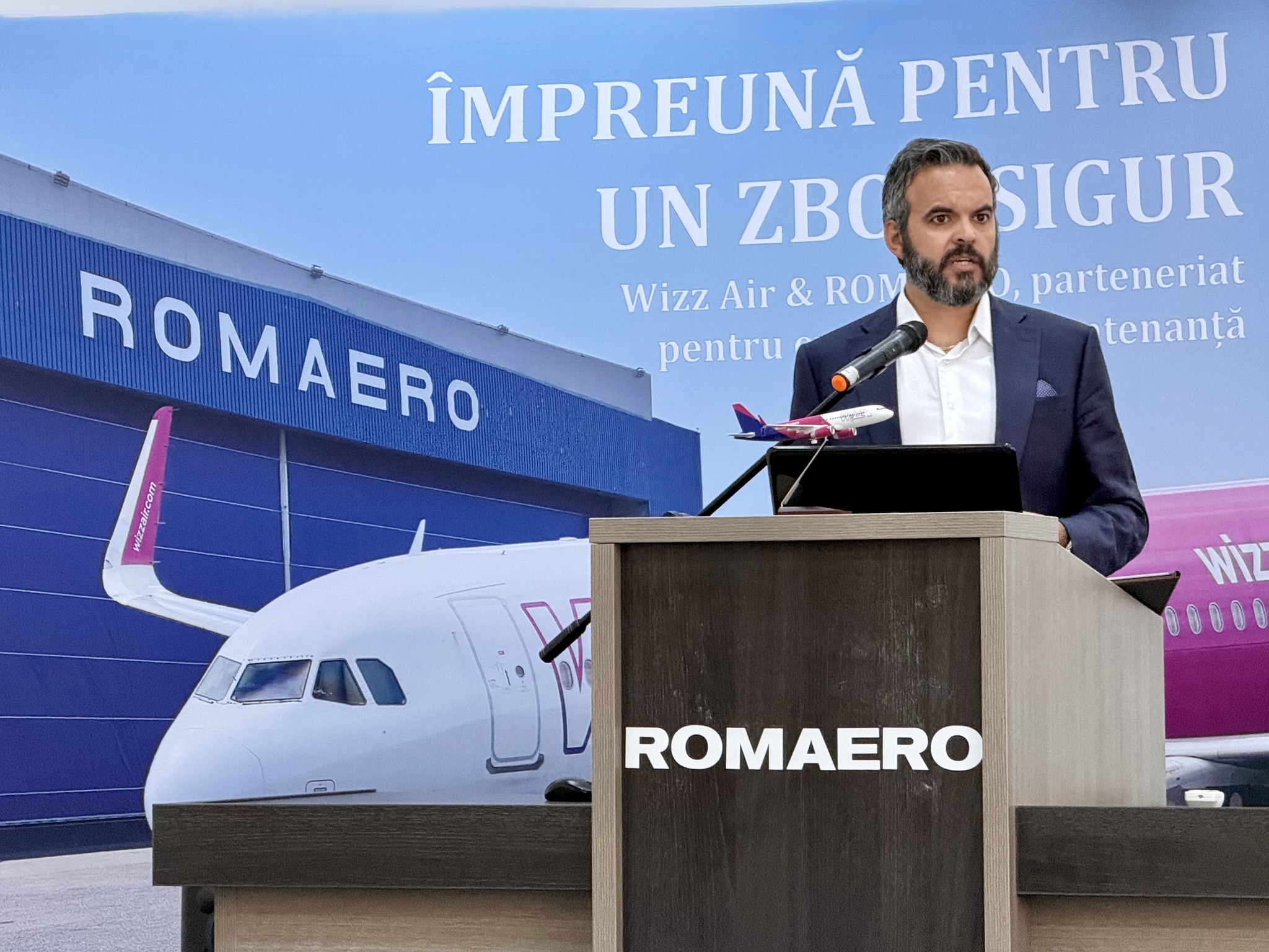 Wizz Air confirmă - va trimite avioane la ROMAERO pentru mentenanță
