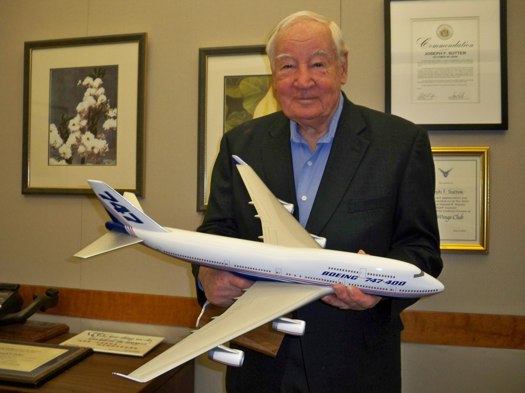 Joe Sutter "părintele" Boeing 747 s-a stins din viață astăzi, la vârsta ...